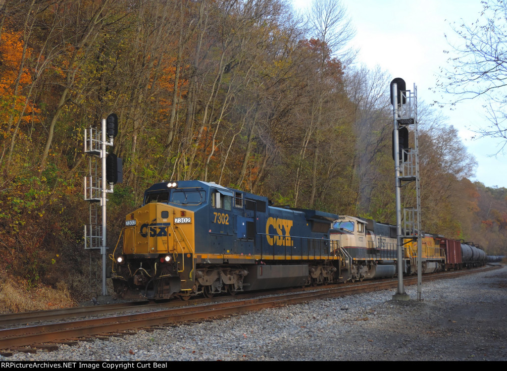 CSX 7302, BNSF 9777, UP 9143 (3)